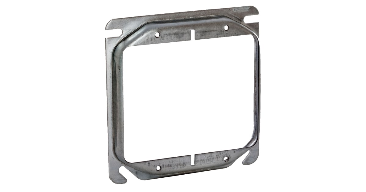 Raco 778 4" 1/2" Raised Square 2 Device Fixture Cover | Ferguson Home