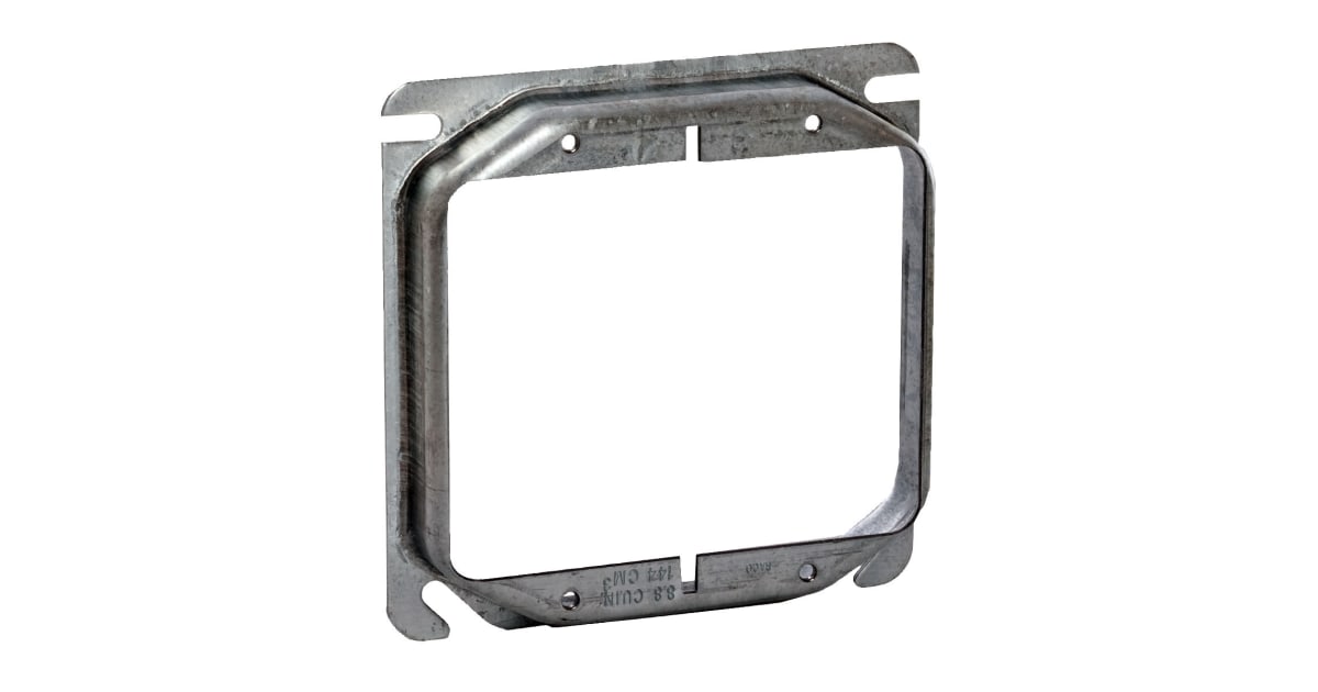 Raco 779 4" 3/4" Raised Square 2 Device Fixture Cover | Ferguson Home