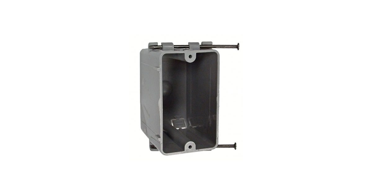 Raco 7820RAC 2-1/4" Single Gang Cable Box with Captive Nails | Build.com