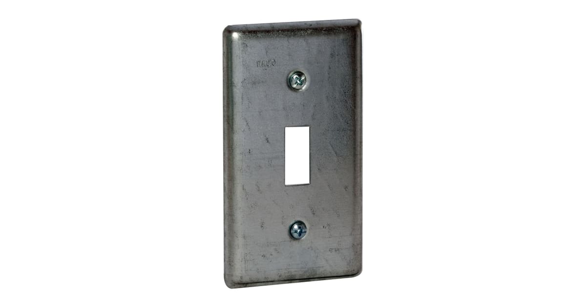 Raco 865 2-5/16" Single Device Toggle Switch Box Cover | Ferguson Home