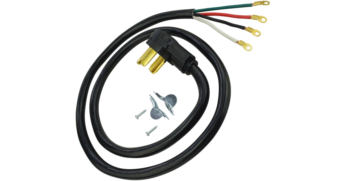 Raptor Tools RAP34004 30 Amp 6 ft. 10/4 SRDT 125/250V Dryer Cord ...