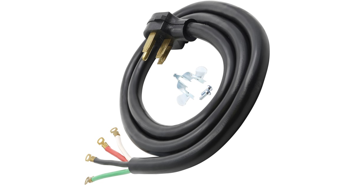 Raptor Tools RAP34006 40 Amp 4 ft. 8/2 and 10/2 SRDT 125V Range Cord ...