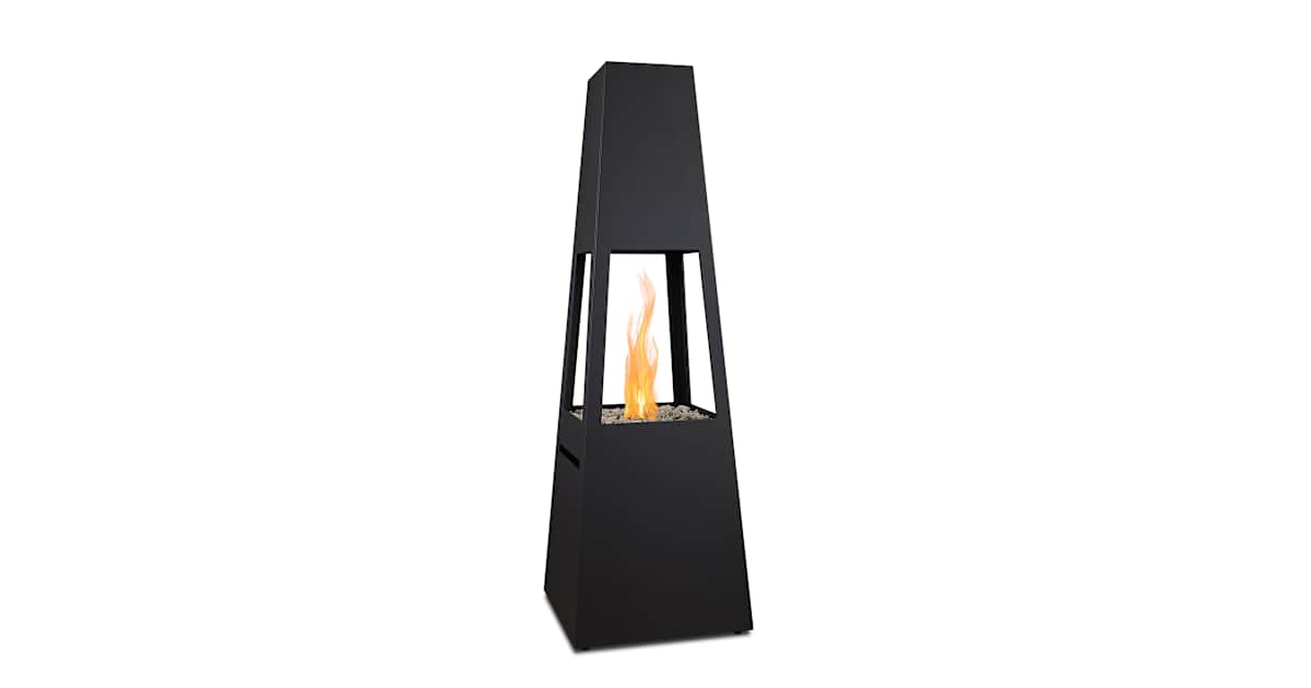 Real Flame 13083LP-BLK 22.8 Inch Wide 50,000 BTU Free Standing Liquid ...