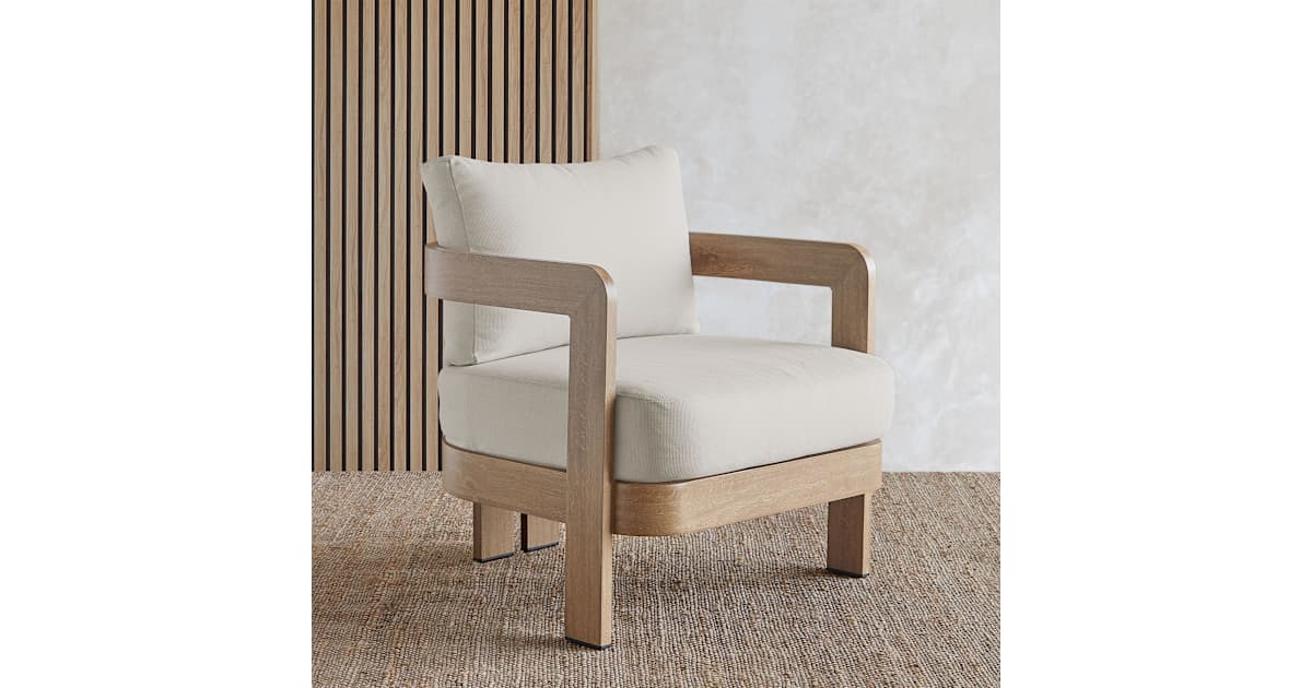 Real Flame 13095-WDLK Arlo 30" Metal Outdoor Chair in Weathered ...