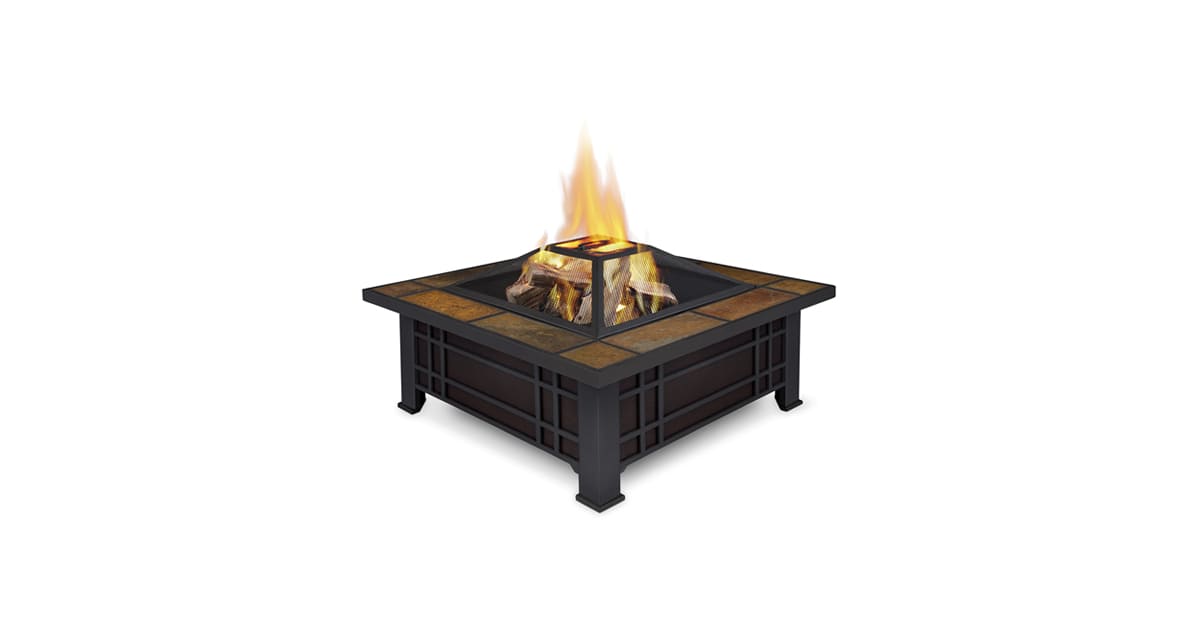 Real Flame 906-BK Morrison 34 Inch Wide Freestanding Wood Burning ...