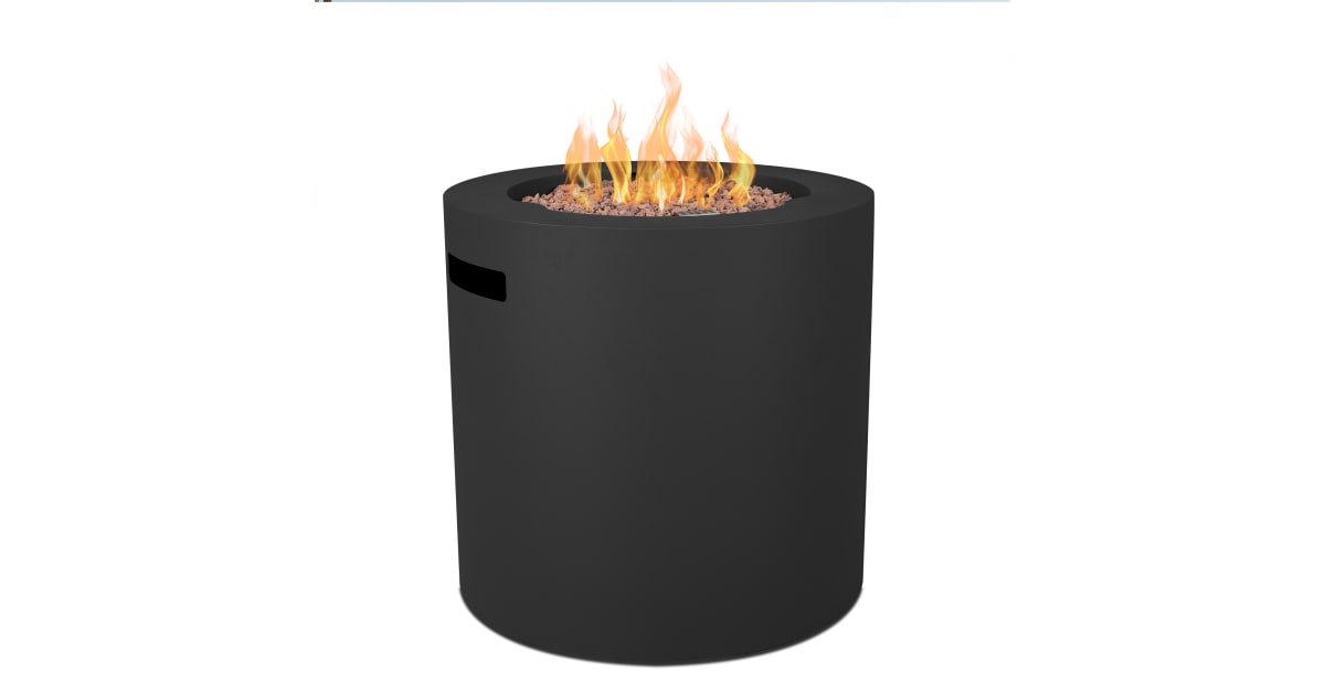 Real Flame 9810LP-BLK Aegean 24 Inch Wide 40,000 BTU Free Standing ...