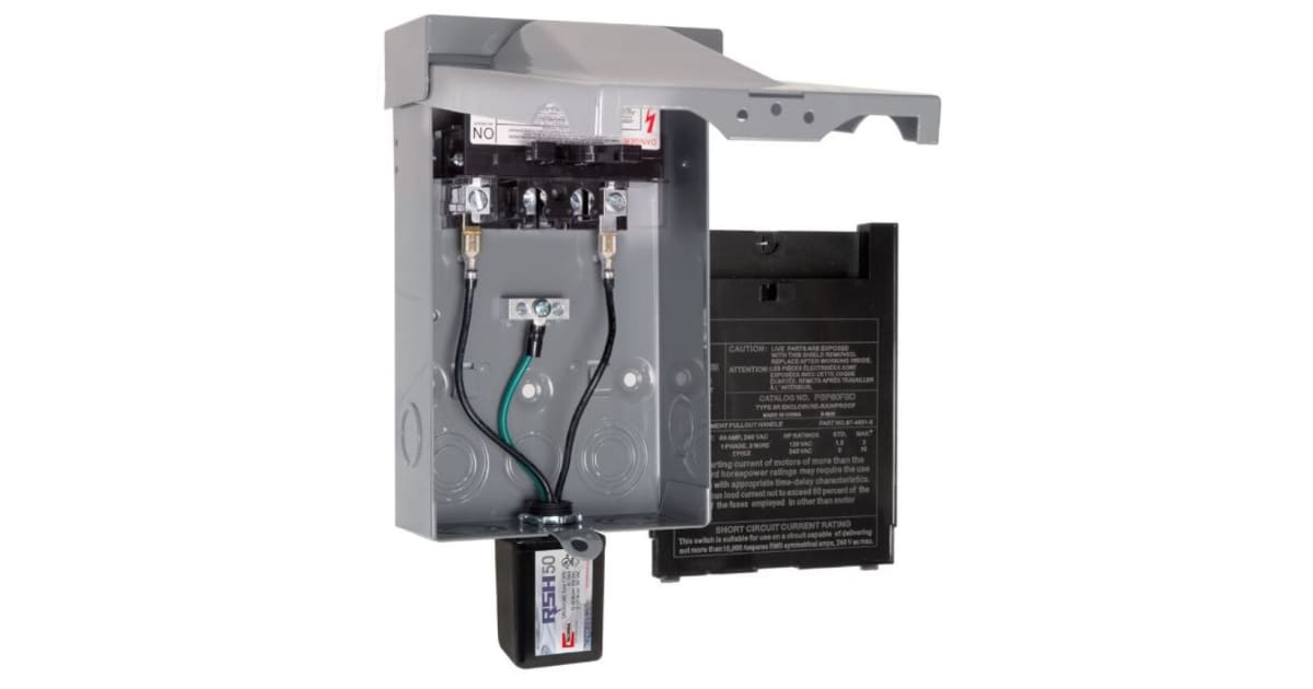 Rectorseal 96419 60A Non-Fused Disconnect Box with Surge Protector ...