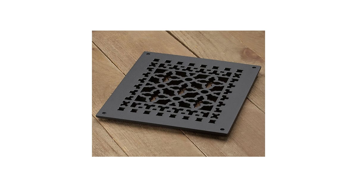 Reggio Registers 1012-NH Scroll Series 8" x 10" Floor Grille without ...
