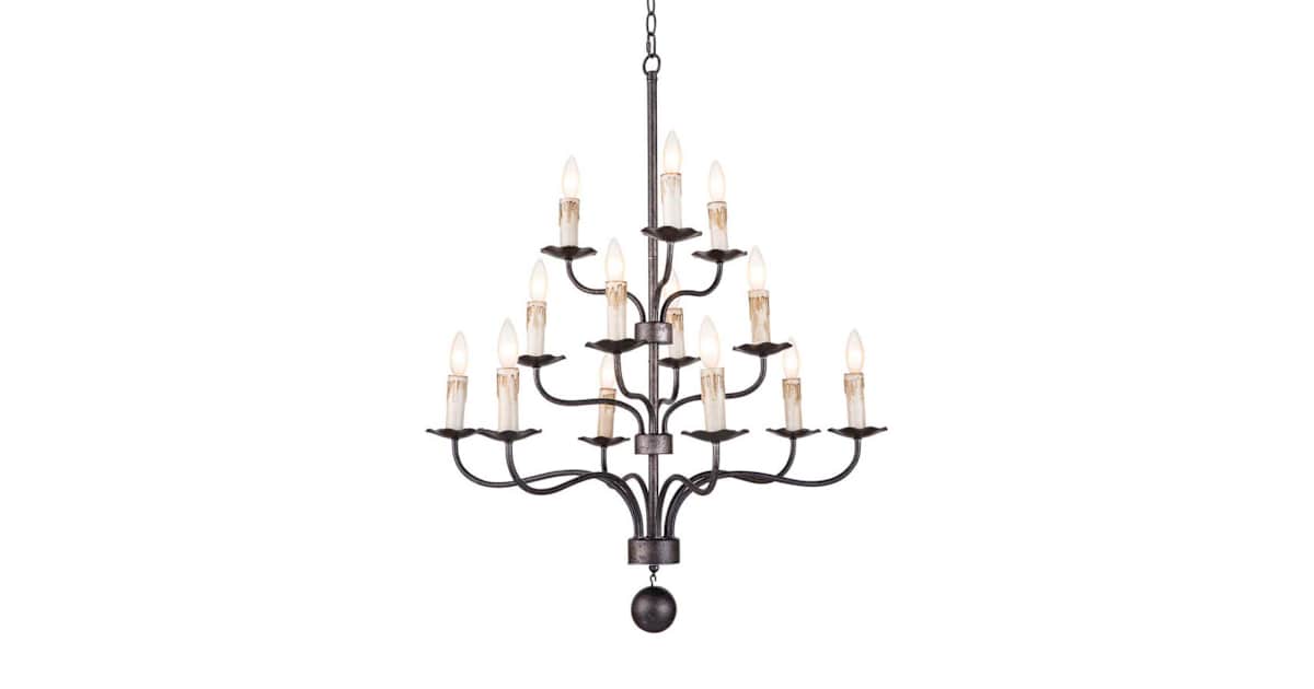 Regina Andrew 16-1269 Caden 13 Light 28" Wide Pillar Candle Style ...