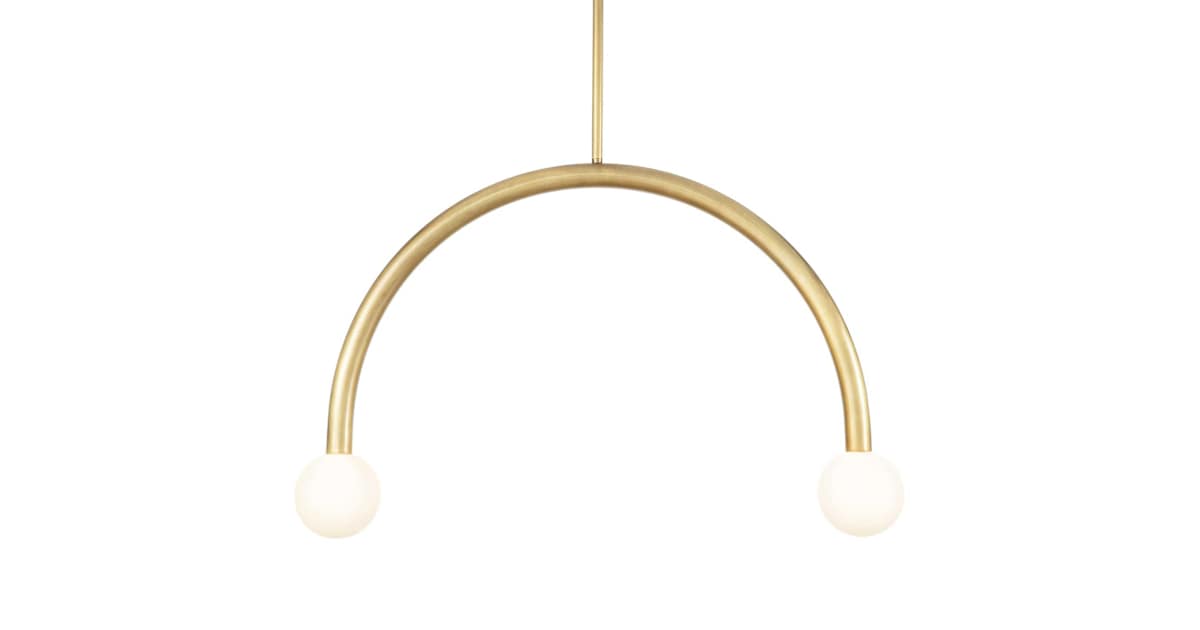 Regina Andrew 16-1317NB Happy 2 Light 34" Wide LED Linear Pendant ...