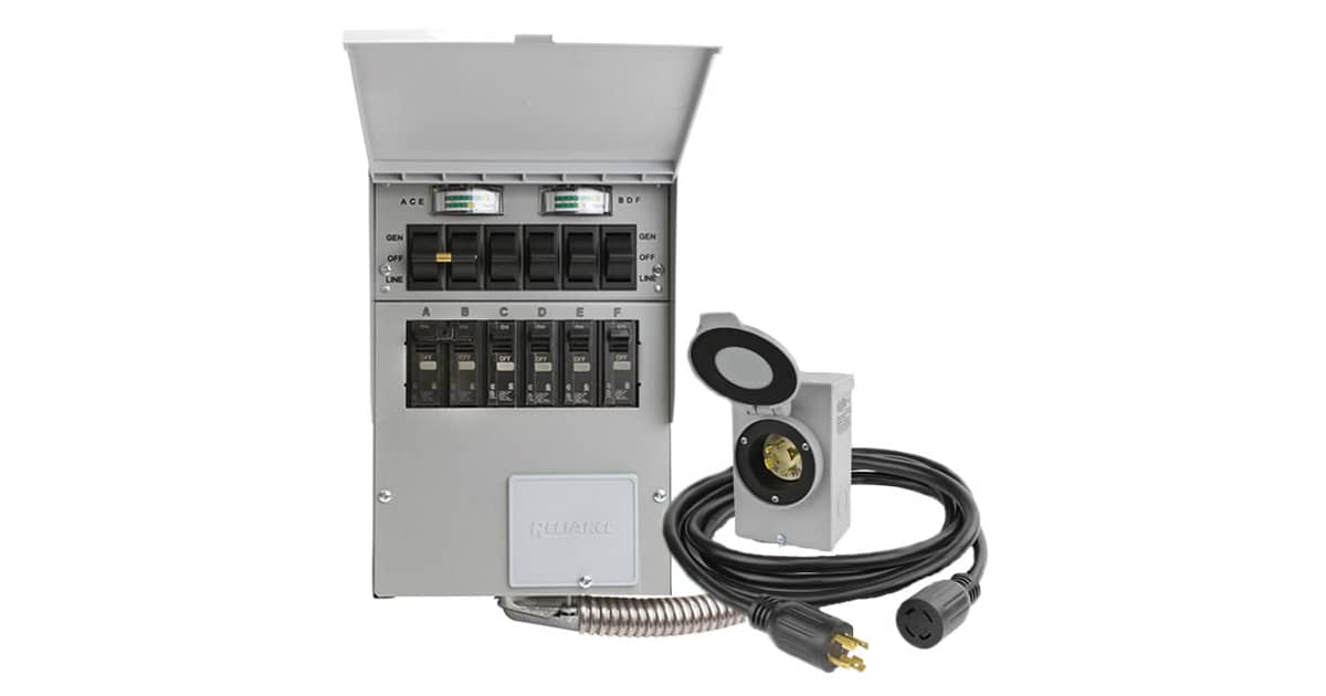 Reliance Controls 306CRK Pro/Tran 2 30-Amp (120 / 240V) Single-Phase ...