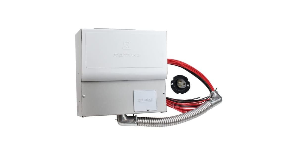 Reliance Controls 308A Pro/Tran 2 30-Amp (120 / 240V) Single-Phase ...