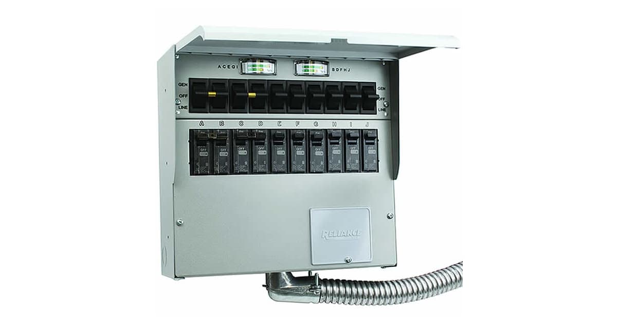 Reliance Controls 510C Pro/Tran 2 50-Amp (120 / 240V) Single-Phase ...
