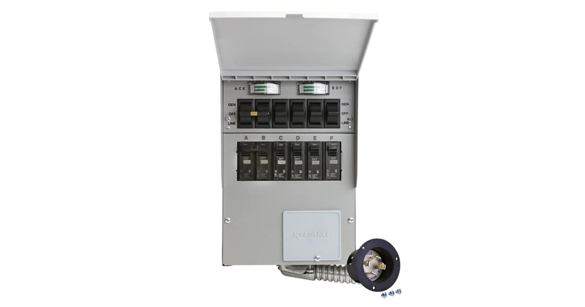 Reliance Controls A306A Pro/Tran 2 30-Amp (120 / 240V) Single-Phase ...