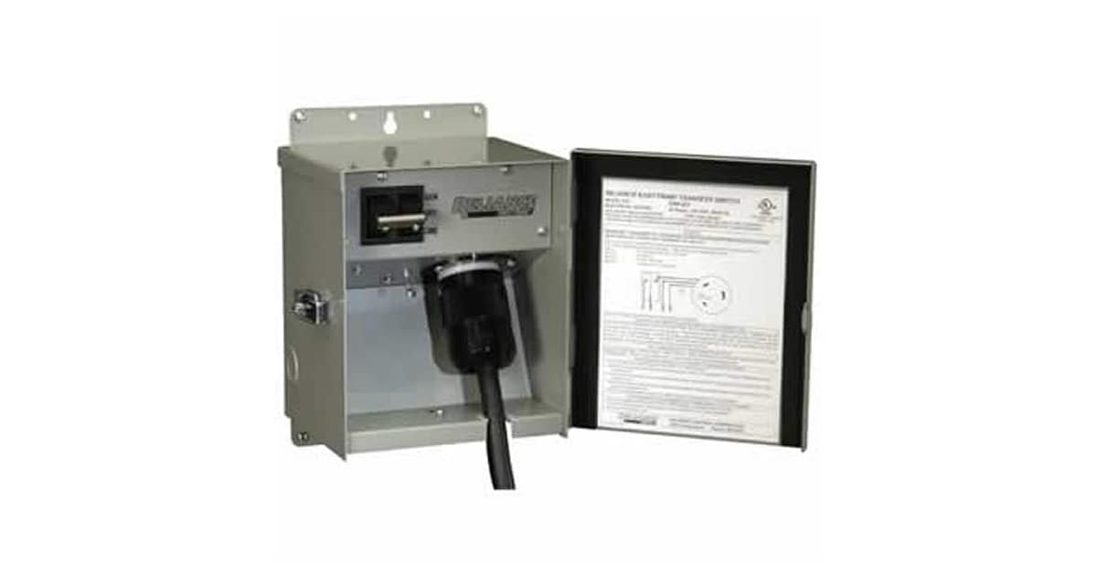Reliance Controls CSR301 30-Amp (120V) Single-Phase Outdoor Select ...