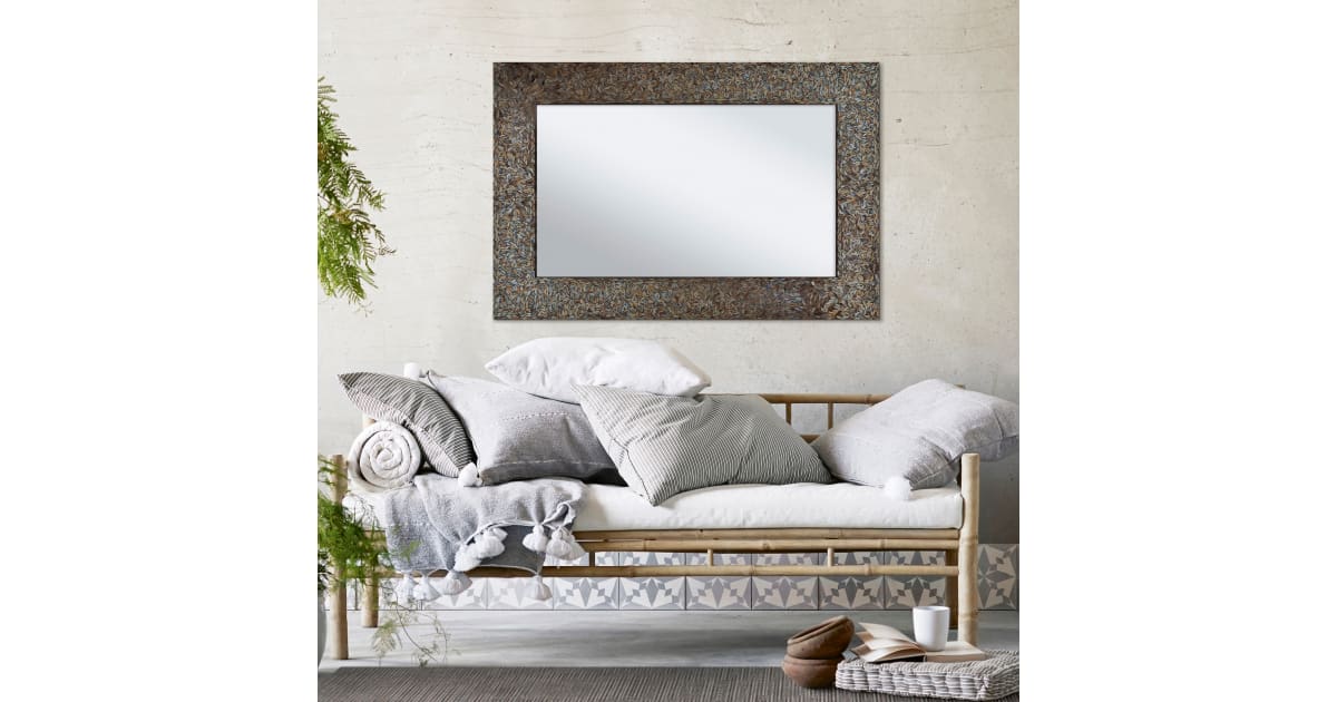 Ren Wil MT1345 Amber Iridescent Mosaic Large 36" Tall Contemporary Wall ...