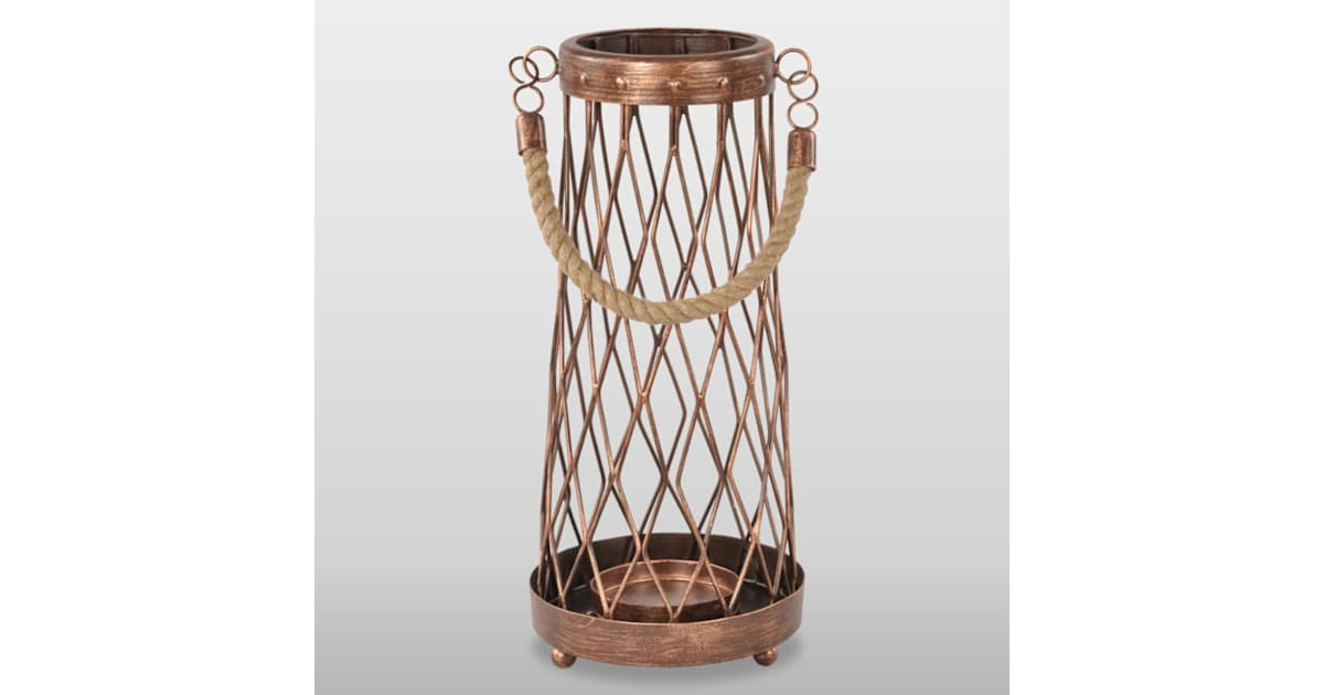 Ren Wil CAN075 Cabot 13" Iron Table Candle Holder | Ferguson Home