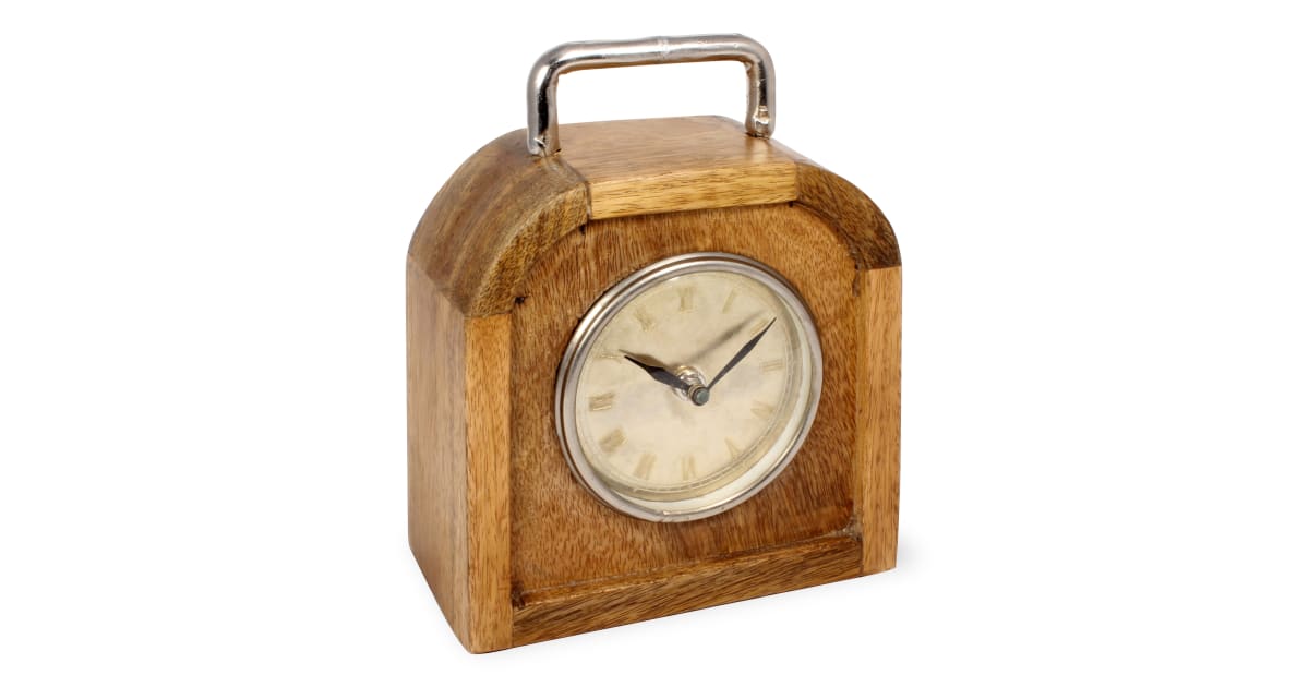 Ren Wil CL201 Cornwall Analog Desk Clock with Roman Numerals | Ferguson ...
