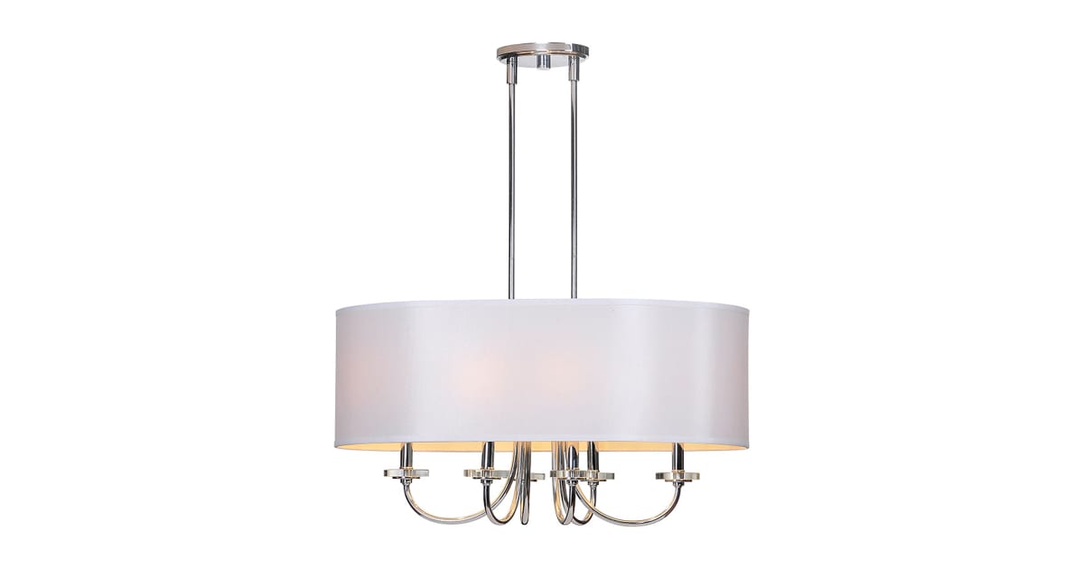 Ren Wil LPC077 Lux 6 Light 1 Tier Chandelier | Ferguson Home