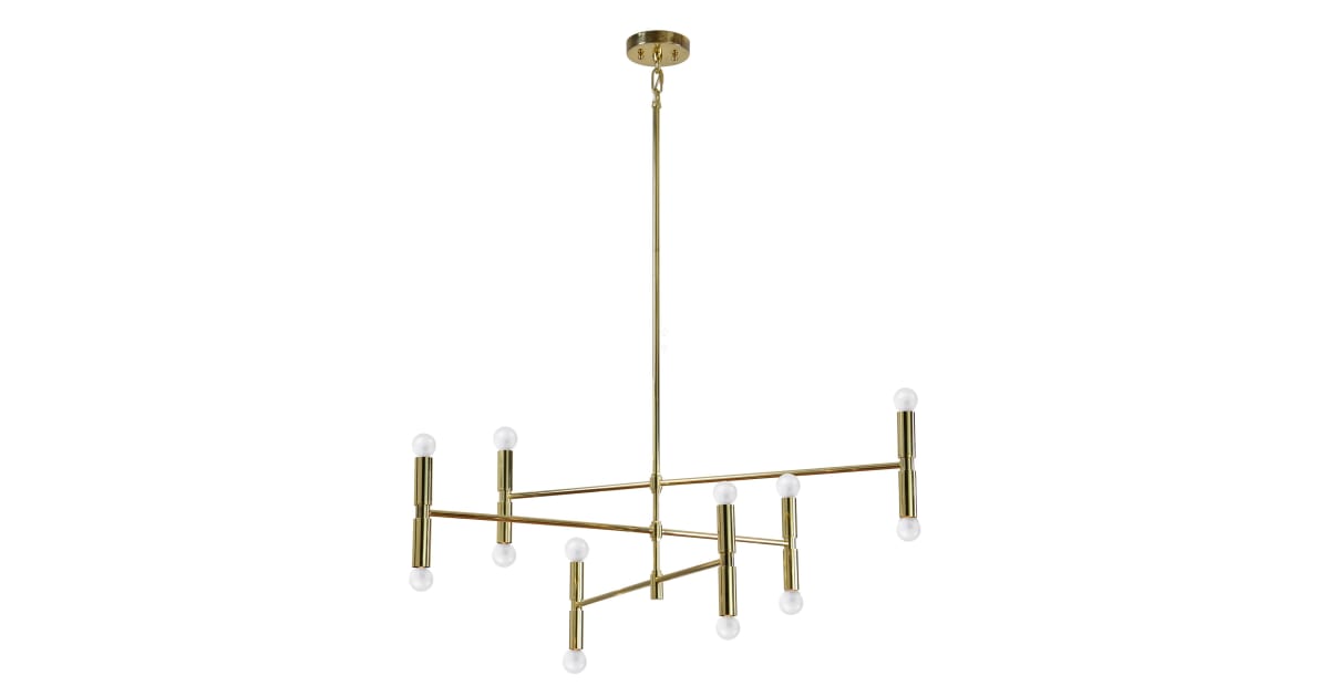 Ren Wil LPC4002 Axis 12 Light 43" Wide Chandelier | Build.com