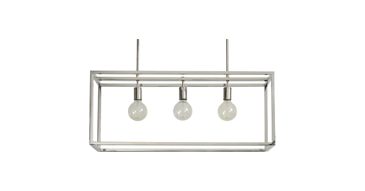 Ren Wil LPC4246 Majolica 3 Light 34" Wide Linear Chandelier | Ferguson Home