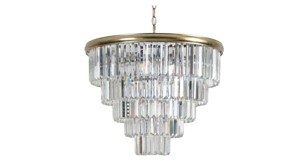 Ren Wil LPC4252 Sicily 10 Light 25" Wide Crystal Chandelier | Ferguson Home