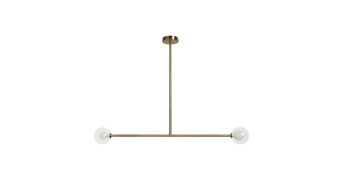 Ren Wil LPC4449 Thiago 2 Light 5" Wide LED Linear Pendant | Ferguson Home