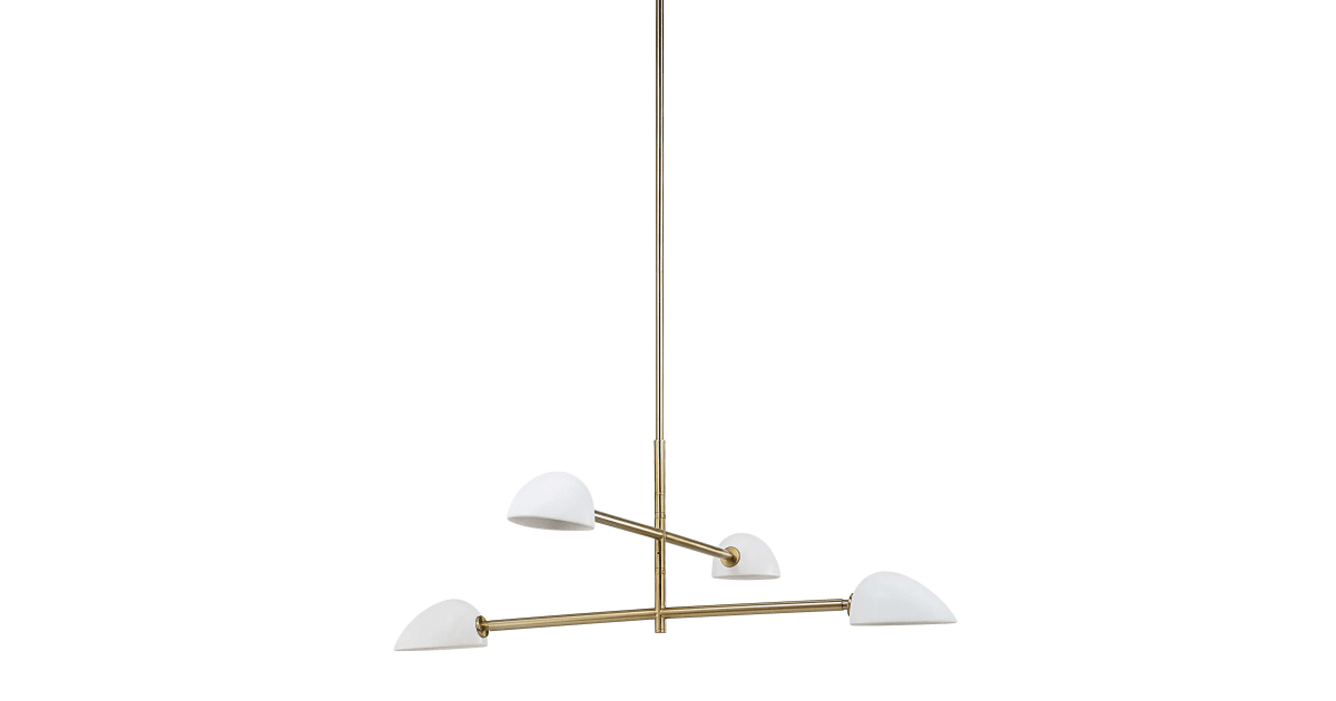 Ren Wil LPC4473 Tulla 4 Light 40" Wide LED Linear Chandelier | Ferguson ...