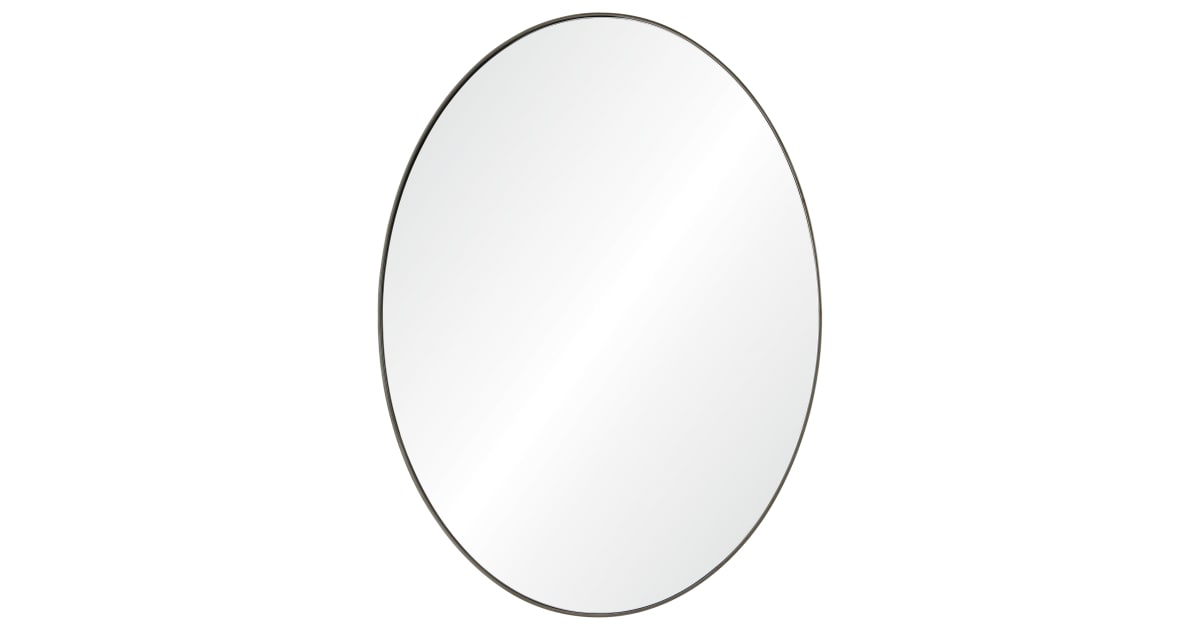 Ren Wil MT1843 Newport 30" W x 40" H Classic Oval Framed Bathroom Wall ...