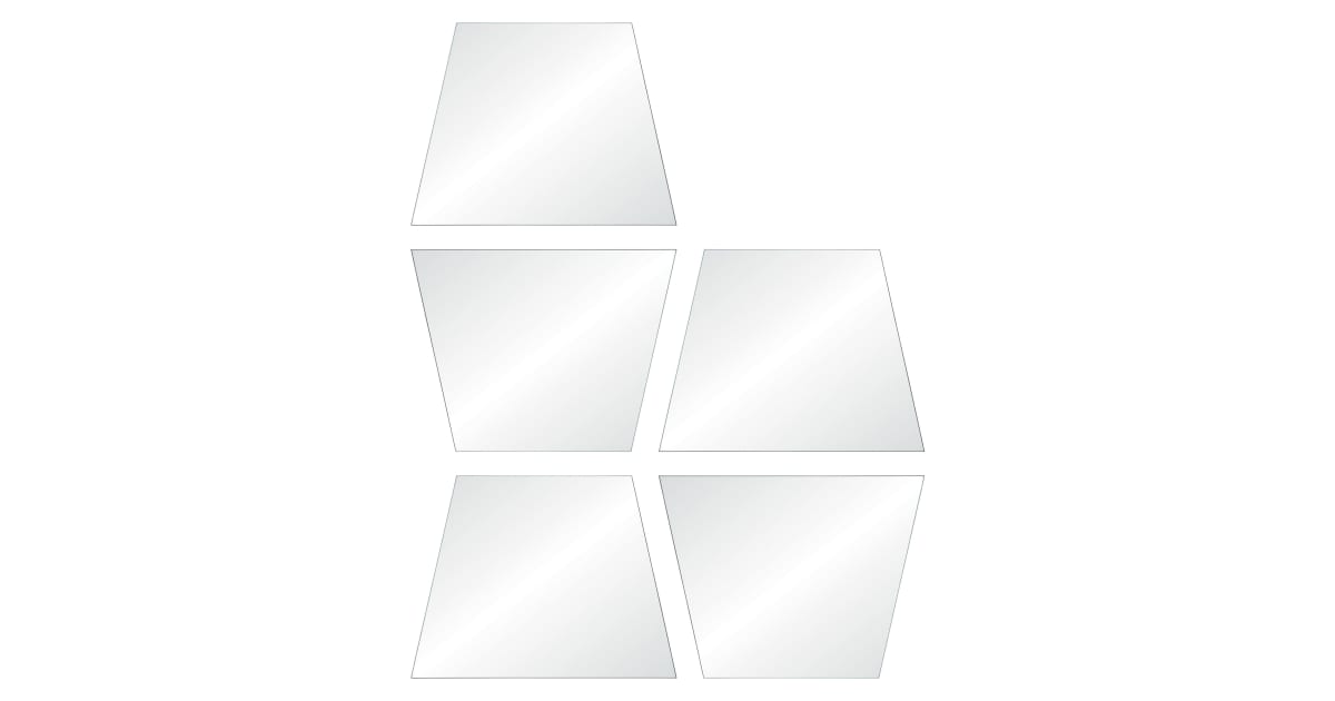 Ren Wil MT2040 Duke 15" x 20" Geometric Decorative Flat Frameless Wall ...