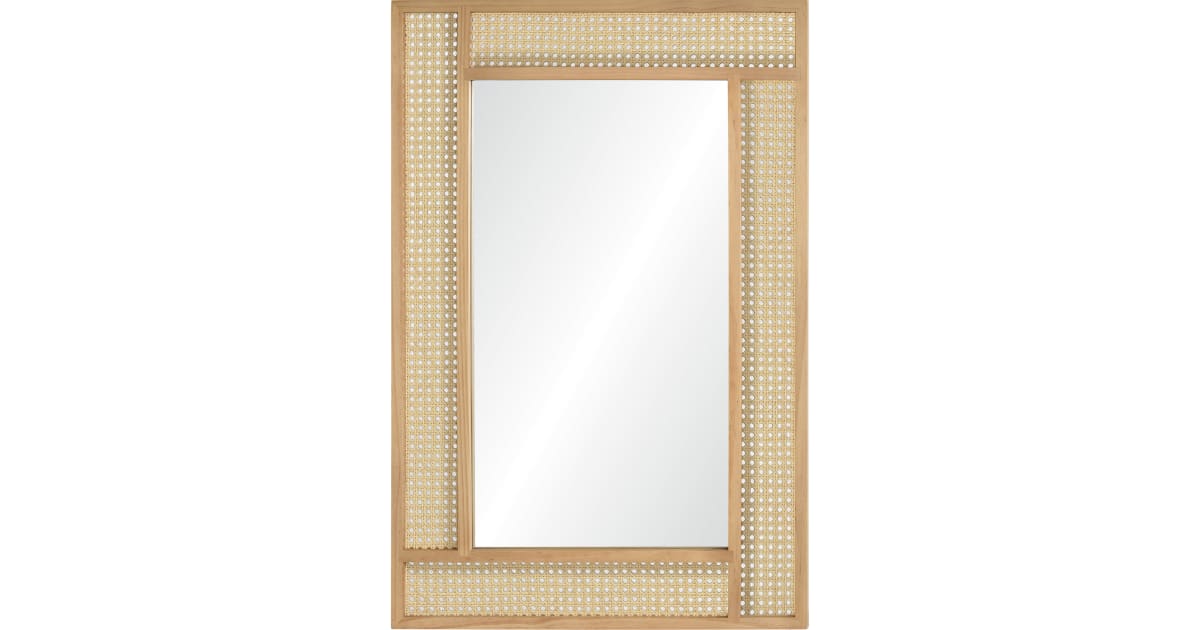 Ren Wil MT2464 Wren 24" W x 36" H Rectangular WoodBathroom Mirror ...