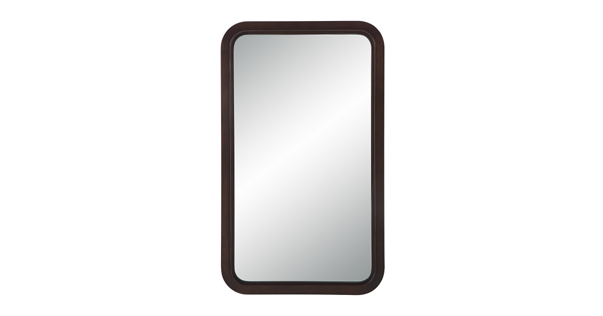 Ren Wil MT2632 Almere 24" W x 40" H Rectangular Aluminum Framed Accent ...