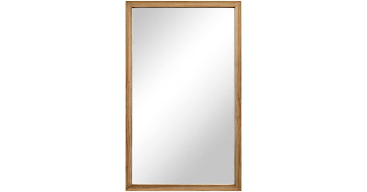 Ren Wil MT2708 Salia 24"W x 40"H Rectangular Flat Wood Framed Accent ...