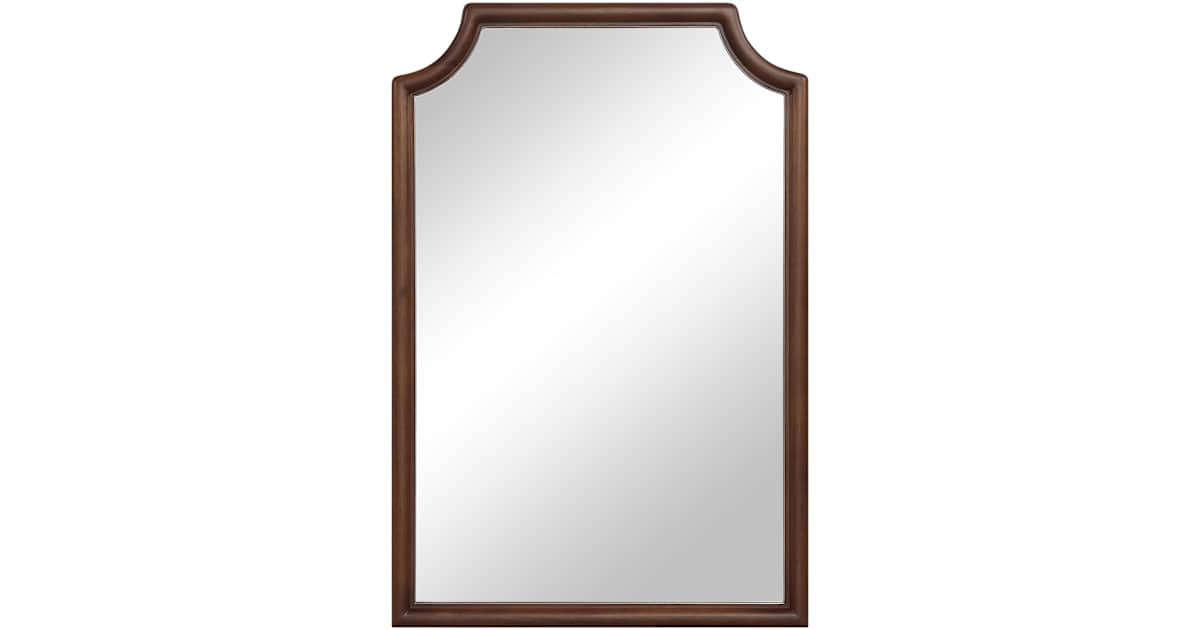 Ren Wil MT2709 Sintra 24"W x 36"H Circular Flat Wood Framed Accent ...