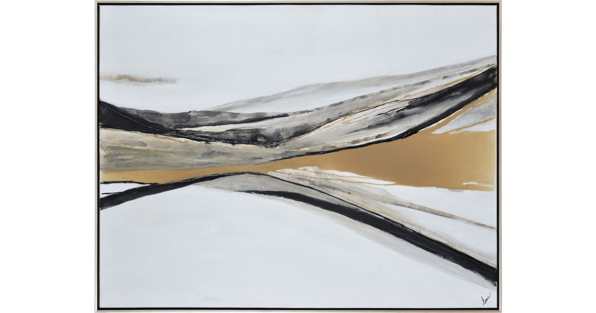 Ren Wil OL1968 Webber 48" x 36" Framed Abstract Painting | Ferguson Home