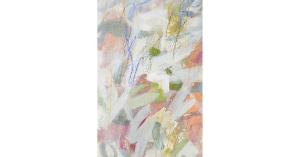 Ren Wil OL2010 Pristina 28" x 22" Frameless Abstract Painting ...