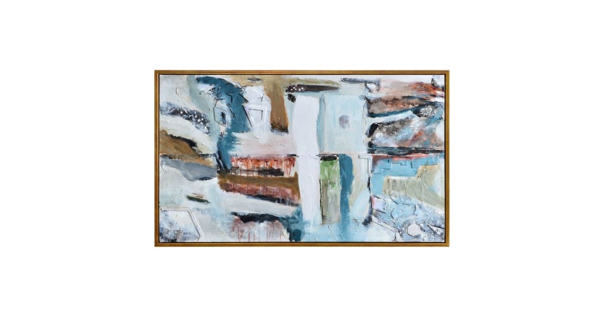 Ren Wil OL2074 Madsen 30" x 50" Framed Abstract Painting | Ferguson Home