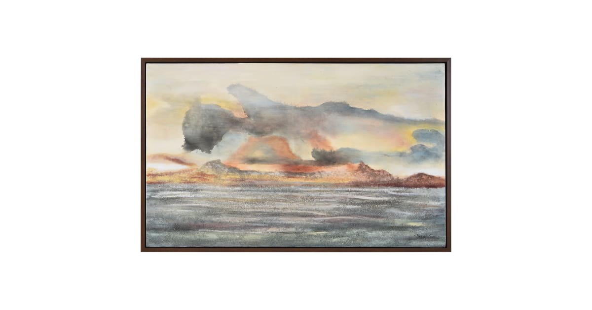 Ren Wil OL2076 Ascella 48" x 30" Framed Abstract Painting | Ferguson Home
