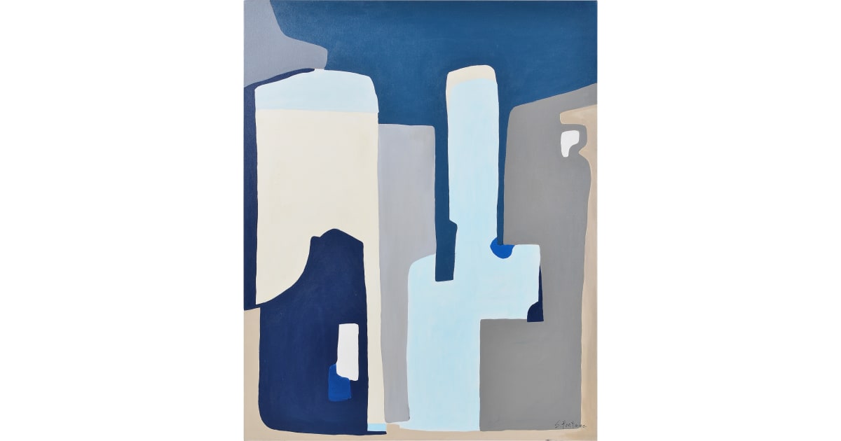 Ren Wil OL2093 Citala 50" x 40" Frameless Abstract Painting | Ferguson Home