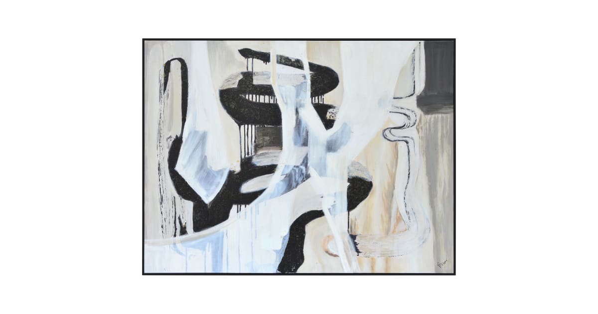Ren Wil OL2102 Soyuz 48" x 36" Framed Abstract Painting | Build.com