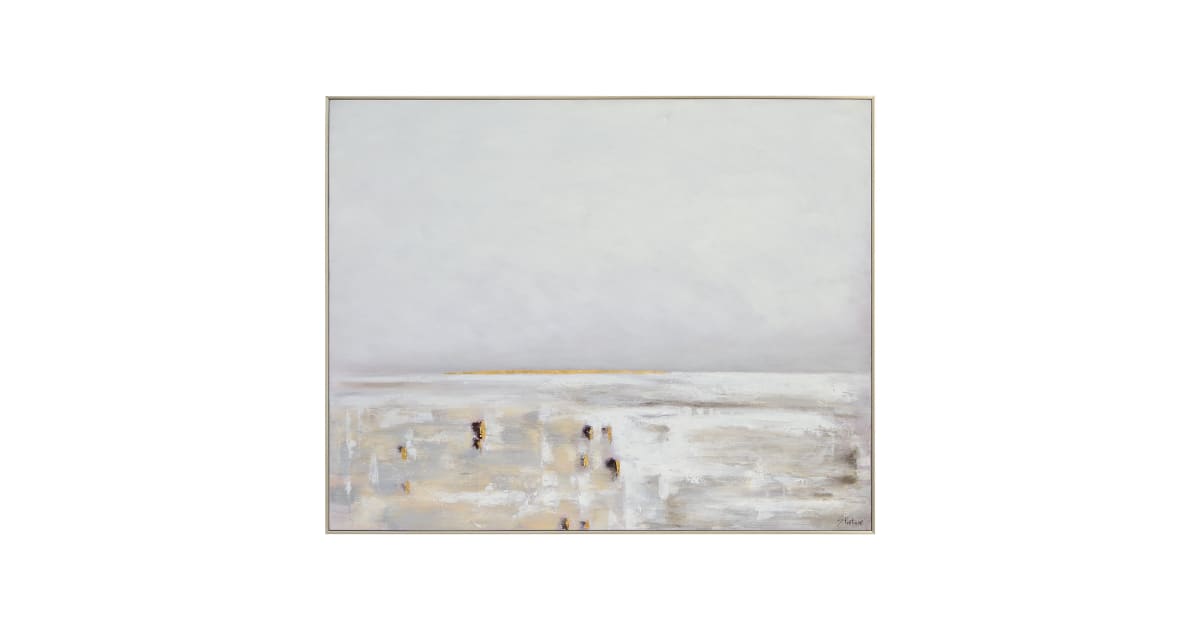 Ren Wil OL2106 Lynx 40" x 50" Framed Abstract Painting | Ferguson Home
