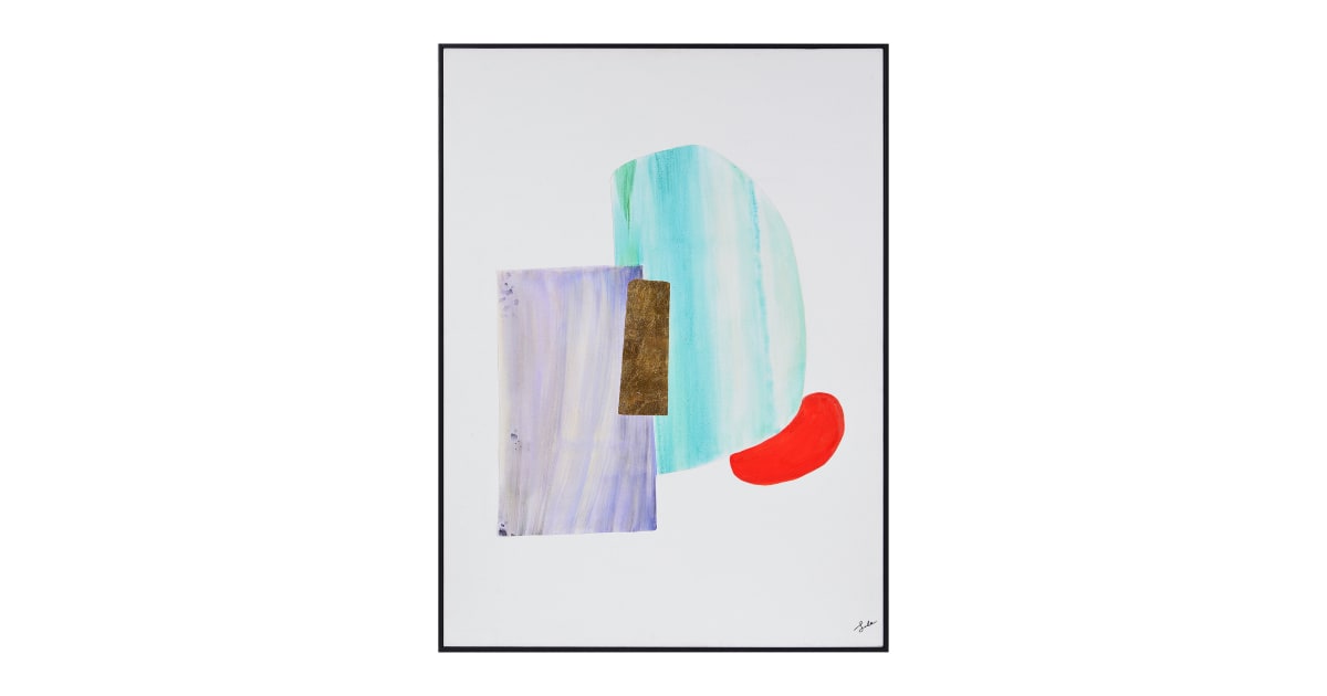 Ren Wil OL2113 Esmerelda 48" x 36" Framed Abstract Painting | Ferguson Home