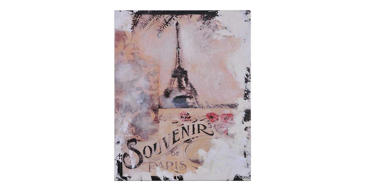 Ren Wil OL758 Memories of Paris IV Architecture Abstraction 20" x 16" Wall Art by Pierrick ...