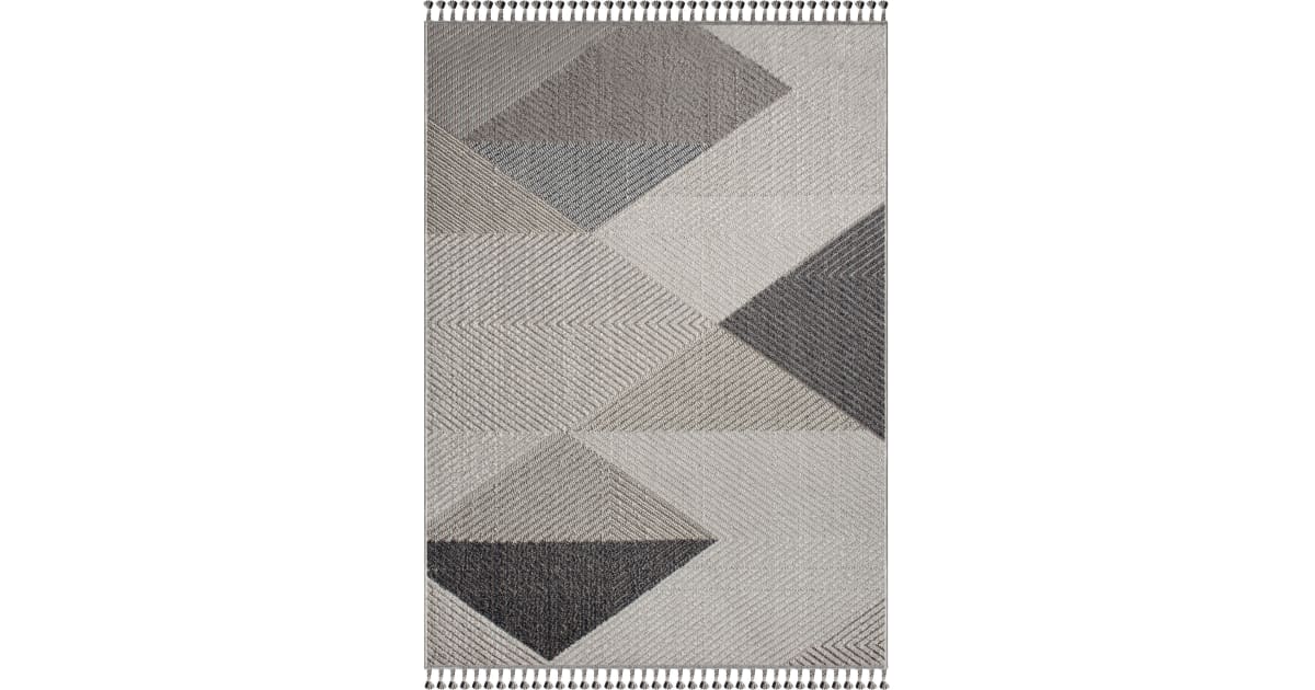 Ren Wil RAMB-10190-310 Ambrose 2-1/2' x 10' Polypropylene Geometric ...