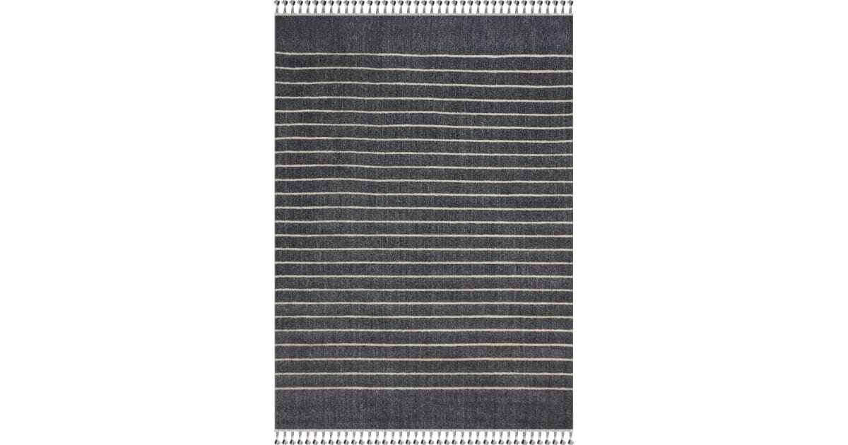 Ren Wil RAMB-10418-58 Ambrose 5-1/4' x 7-1/4' Polypropylene Striped ...
