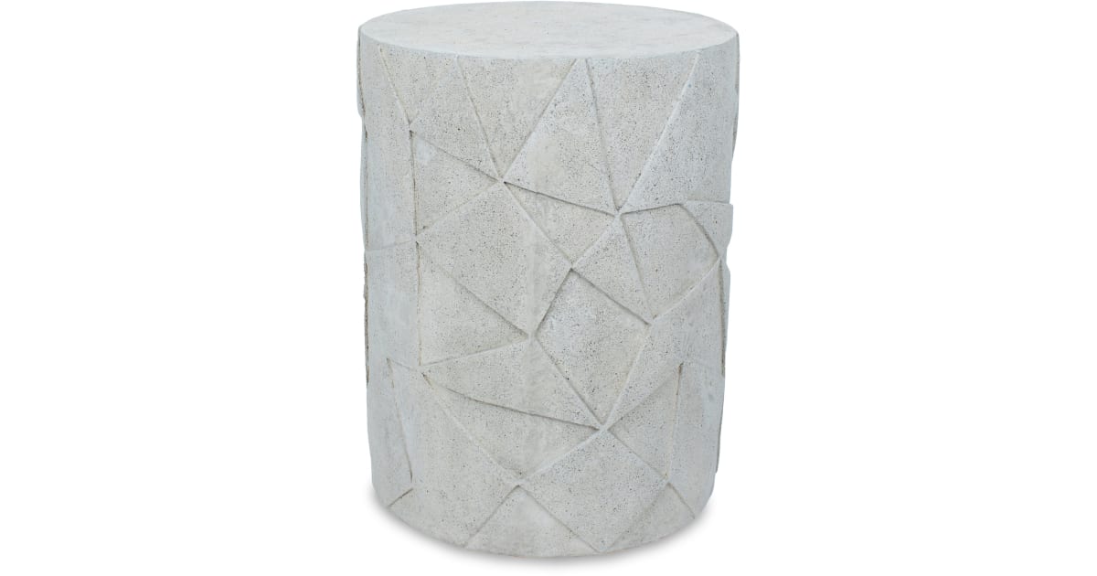 Ren Wil TA462 Nodin 14" Wide Volcanic Rock Table | Ferguson Home