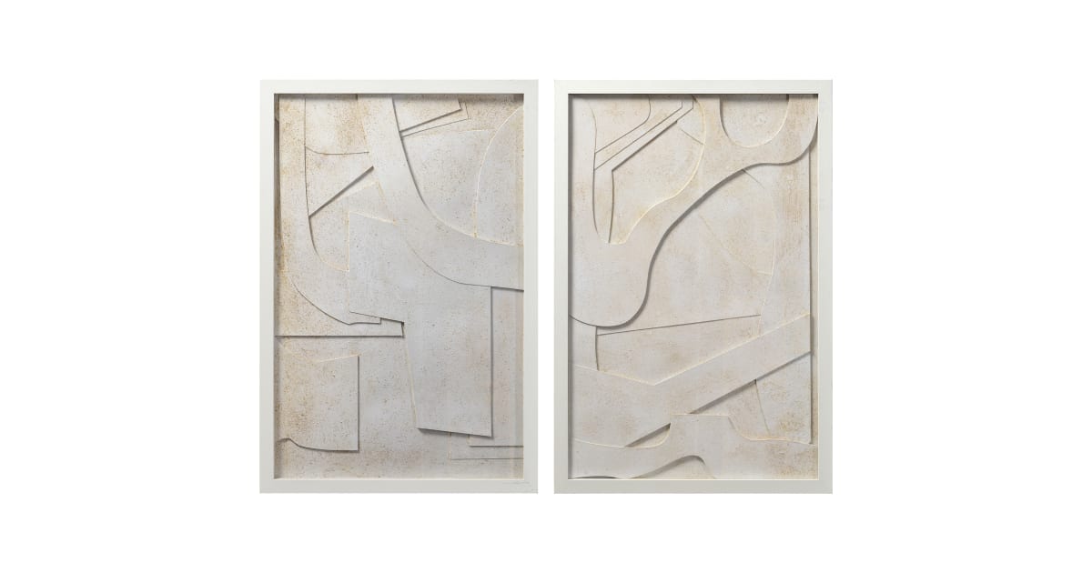 Ren Wil W6703 Pathfinder 20" x 30" Paper Wall Mounted Decorative Panel - Set of 2 | Ferguson Home