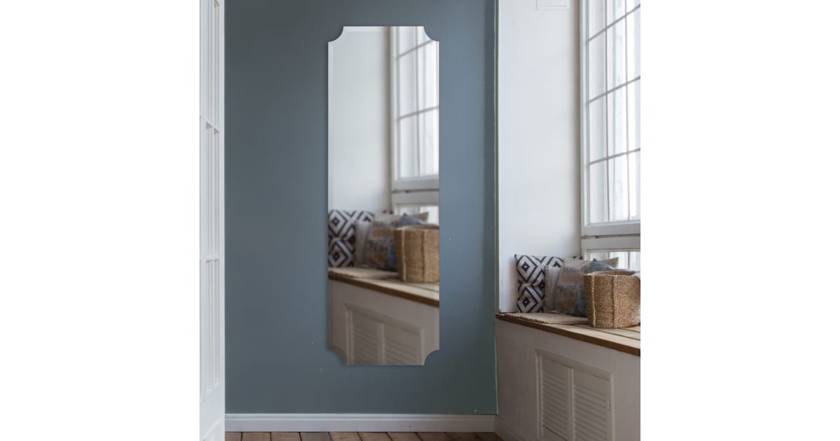 Ren Wil MT2440 Palmsdale 60" X 20" Rectangular Frameless All Glass ...