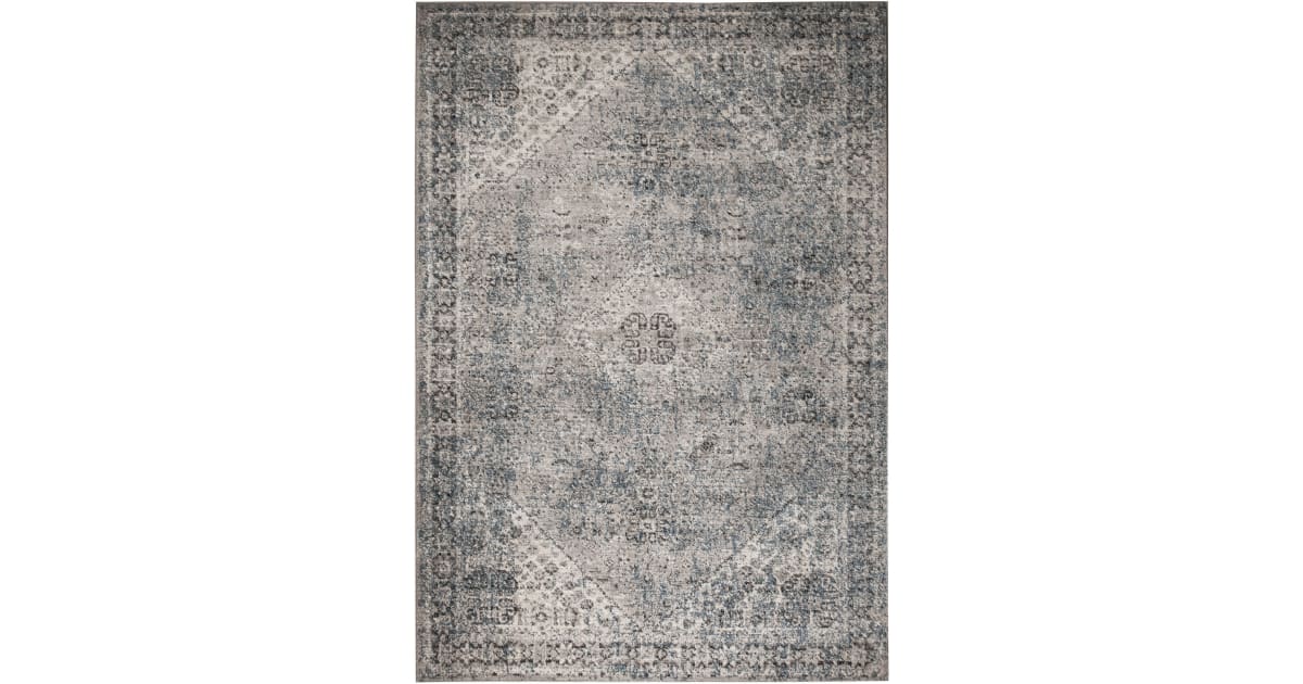 Ren Wil RMON-82195-58 Monastery 5'2" x 7'2" Rectangle Polypropylene ...