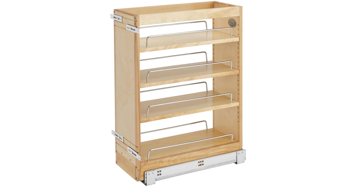 Rev-A-Shelf 448-BC19-8C Wood Classics 8"W x 25-1/2"H Bathroom Vanity ...